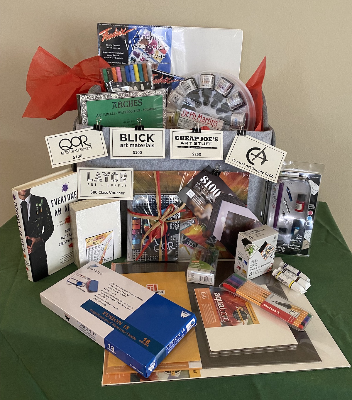 Choose your WSO 100 raffle package now! - Watercolor Society of Oregon